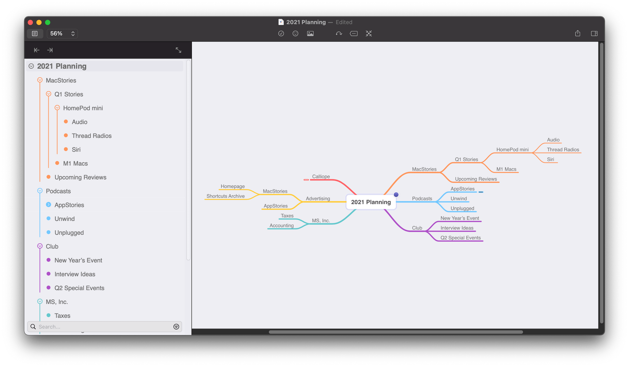 MindNode's Newly-Editable Outline View Adds a Terrific New Dimension to the Mind Mapping App's ...